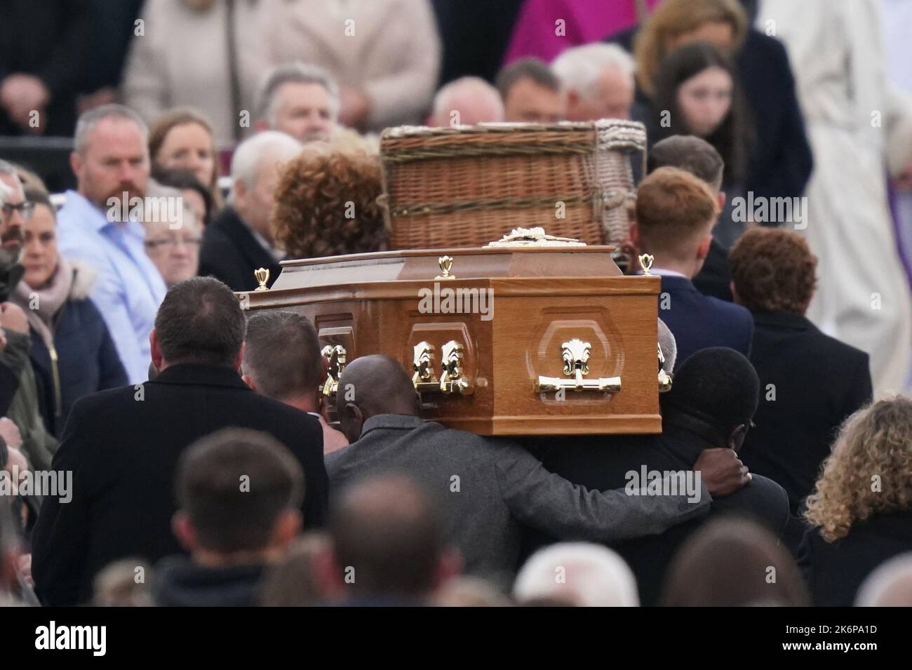 The coffins of Robert Garwe and his five-year-old daughter Shauna ...