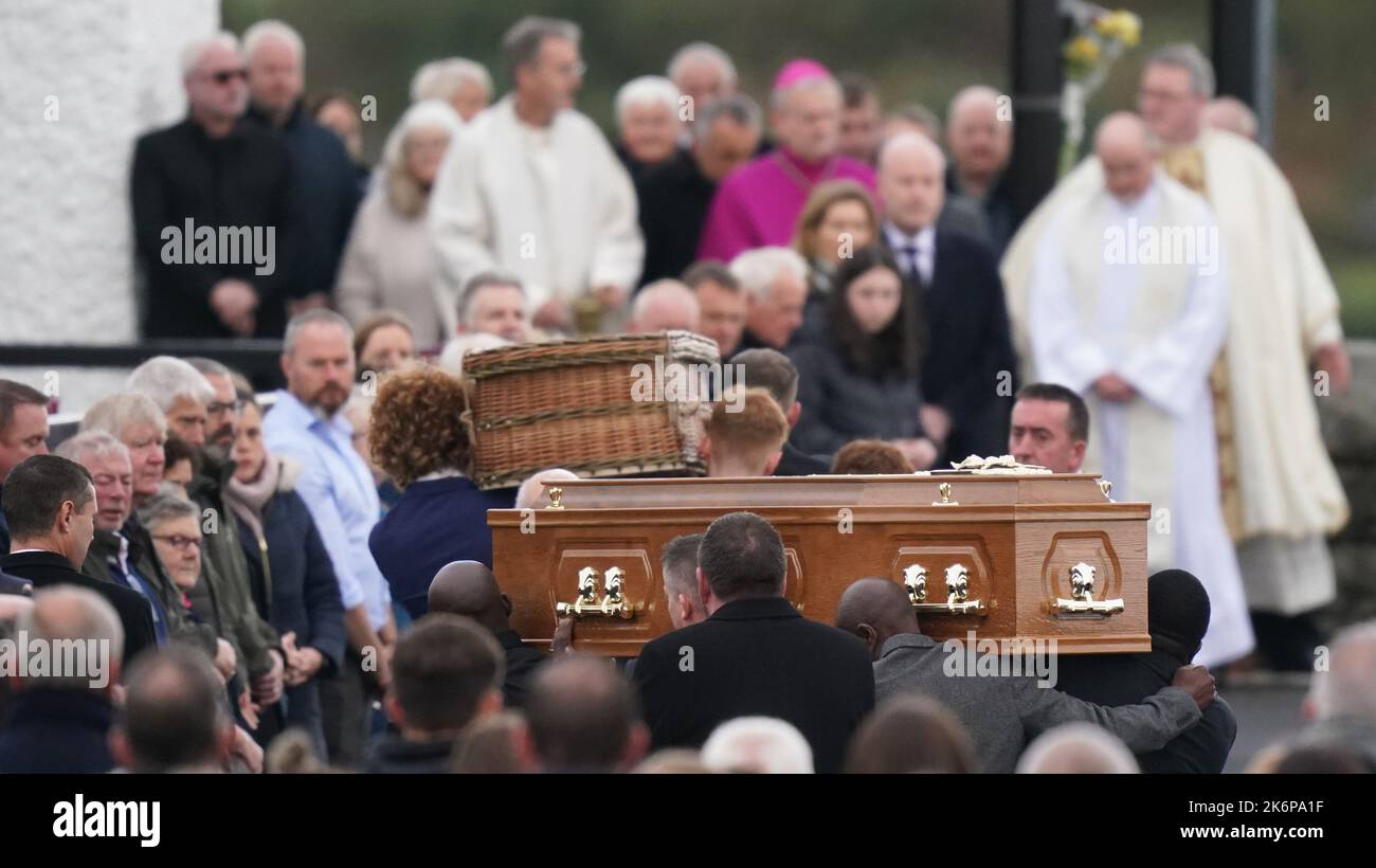 The coffins of Robert Garwe and his five-year-old daughter Shauna ...