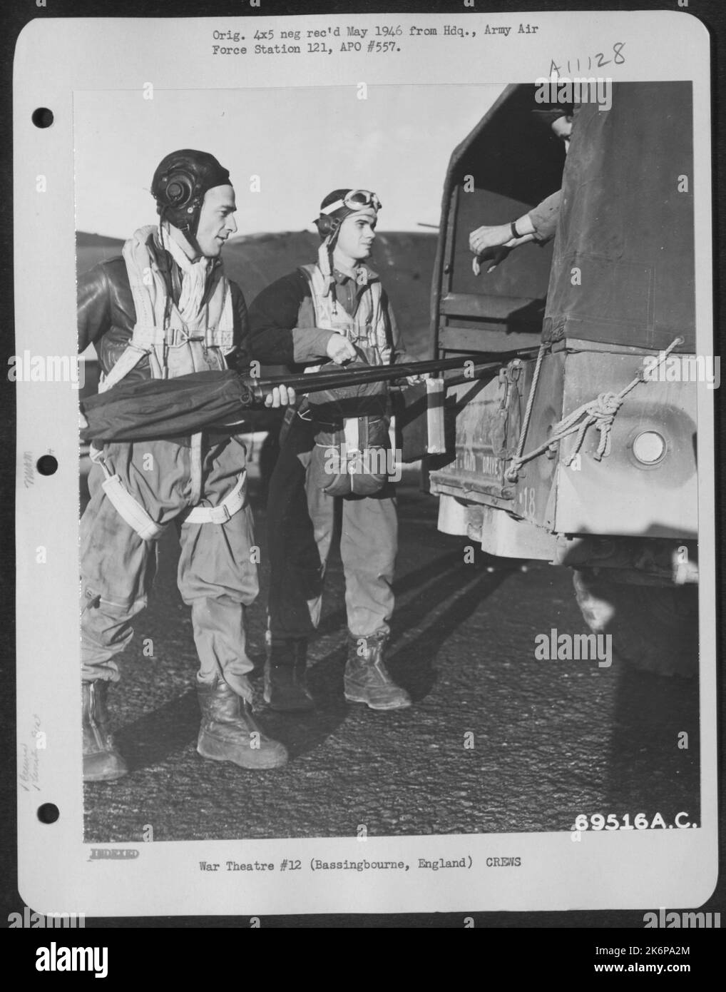 After Returning From A Mission Over Nazi Installations In Europe On 5 November 1943, The Waist ...