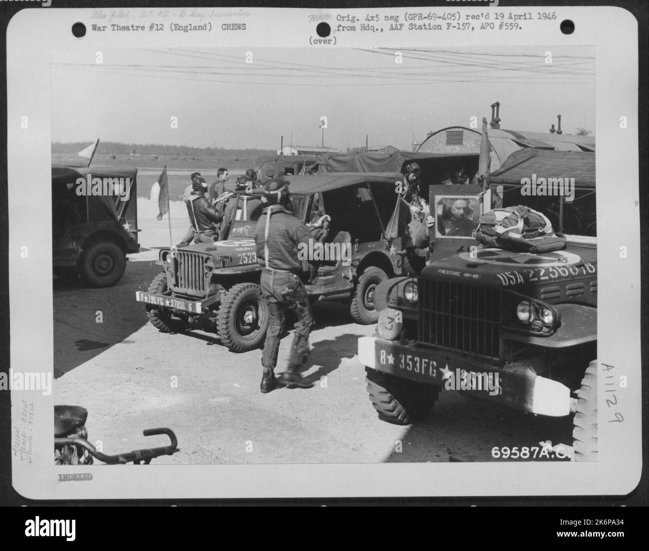 Quickly And Efficiently Members Of The 351St Fighter Squadron, 353Rd ...