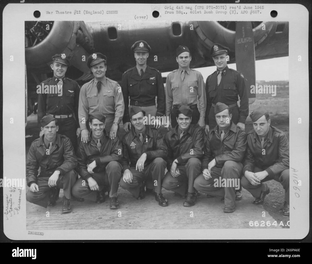 Lt. Parr And Crew (Crew 15) Of The 615Th Bomb Squadron, 401St Bomb ...