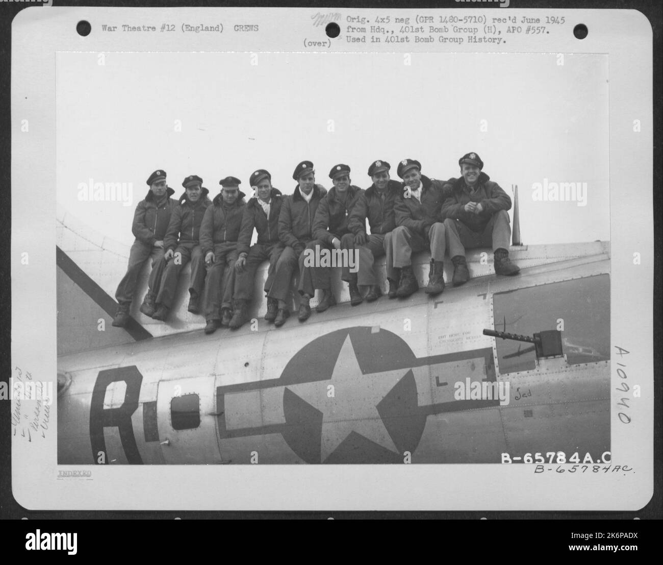Lt. Harveson And Crew Of The 612Th Bomb Squadron, 401St Bomb Group ...