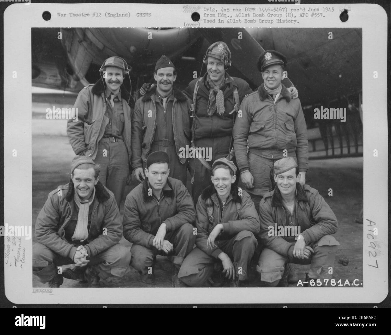 Capt. Utter And Crew Of The 614Th Bomb Squadron, 401St Bomb Group ...