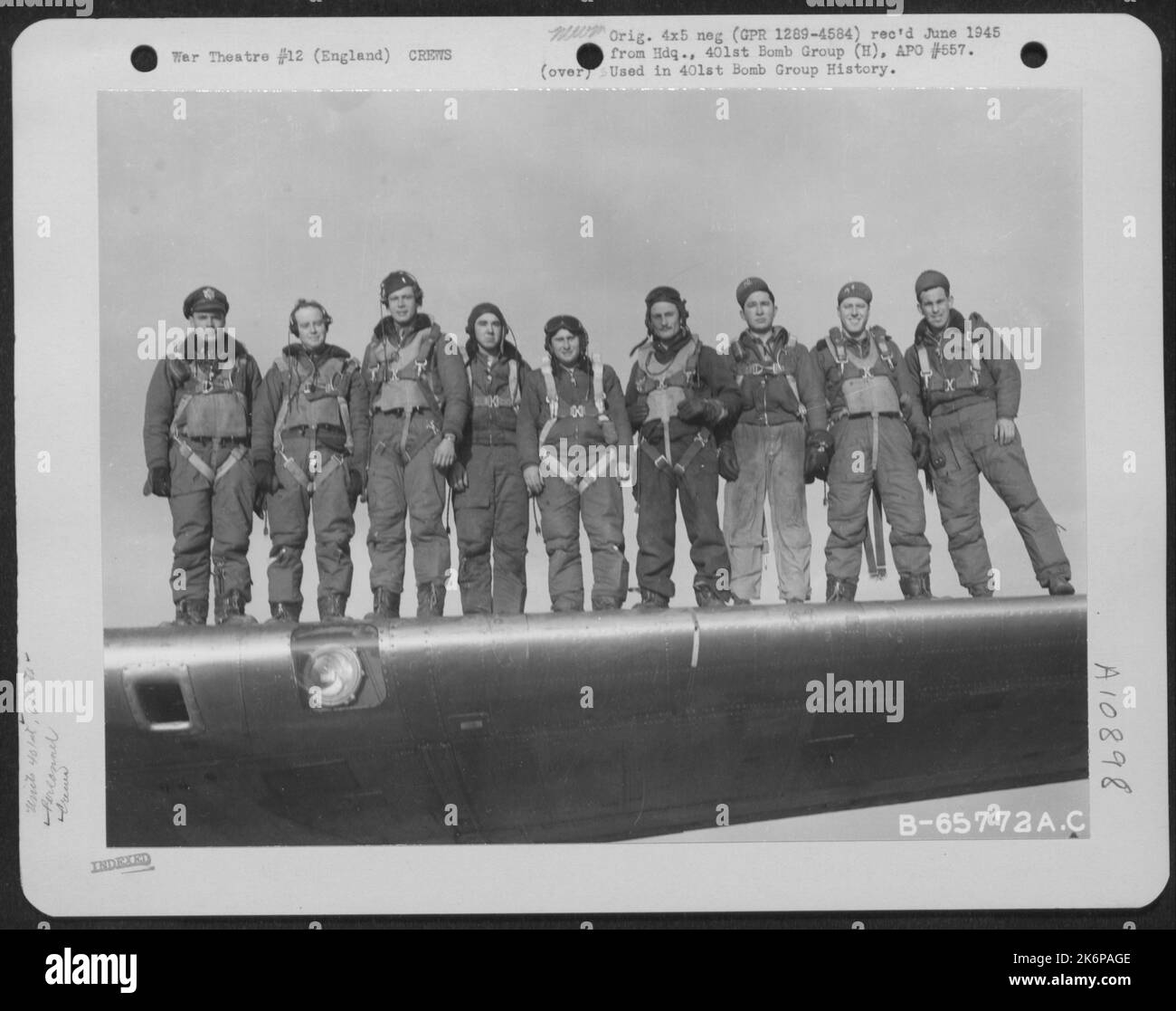 Lt. Bradley And Crew Of The 613Th Bomb Squadron, 401St Bomb Group ...