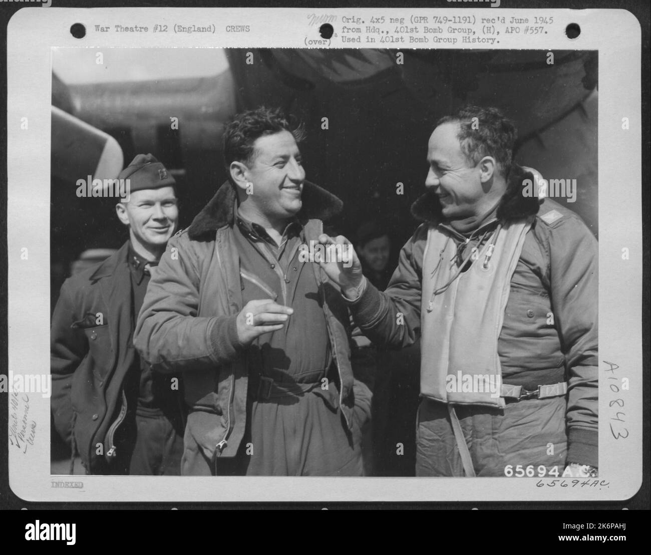 The 'Ok' Sign Is Given By Colonel Harold W. Bowman, Commanding Officer ...