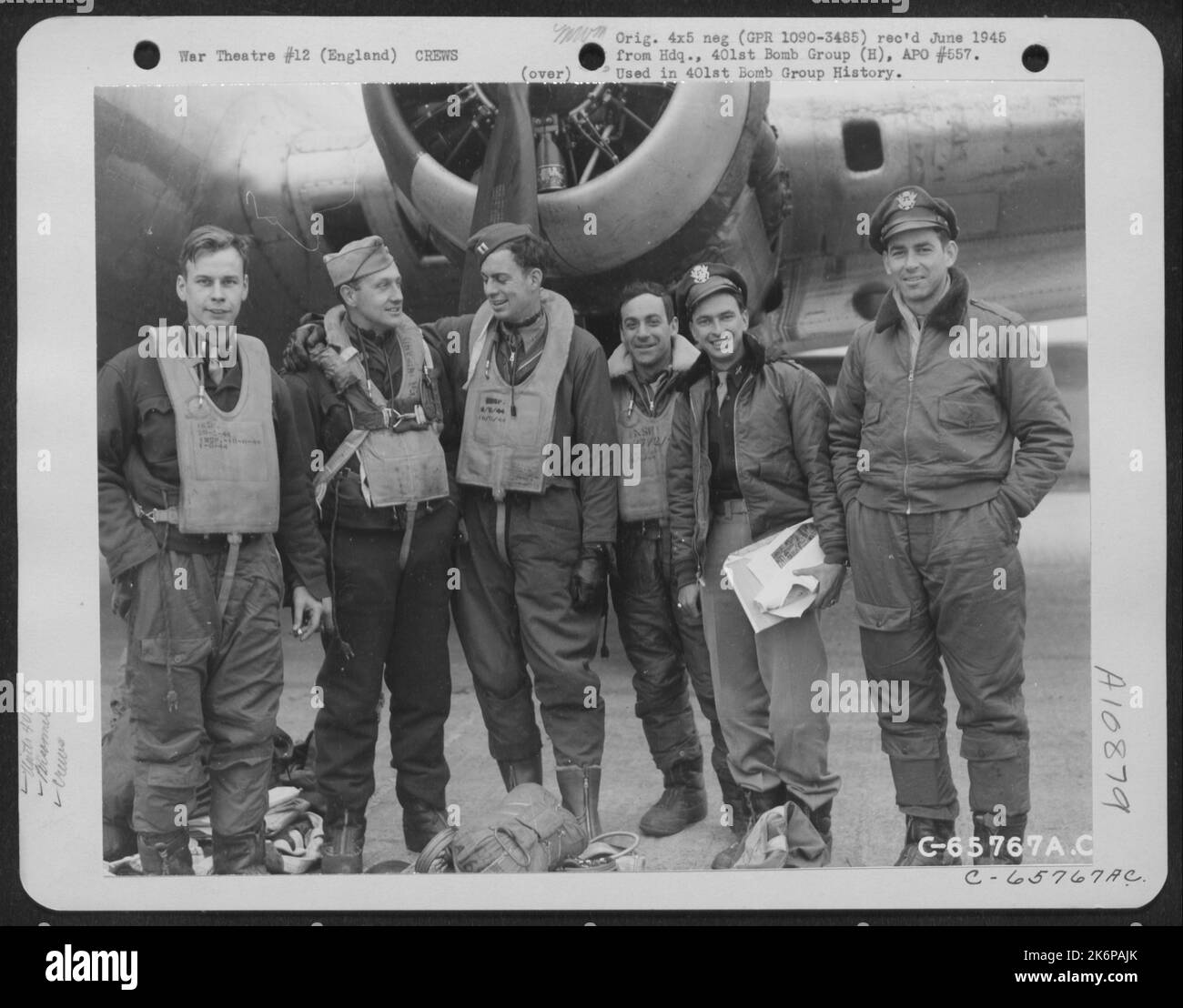 Lt. Colonel William T. Seawell, Capt. Shapiro And Crew Of The 401St ...