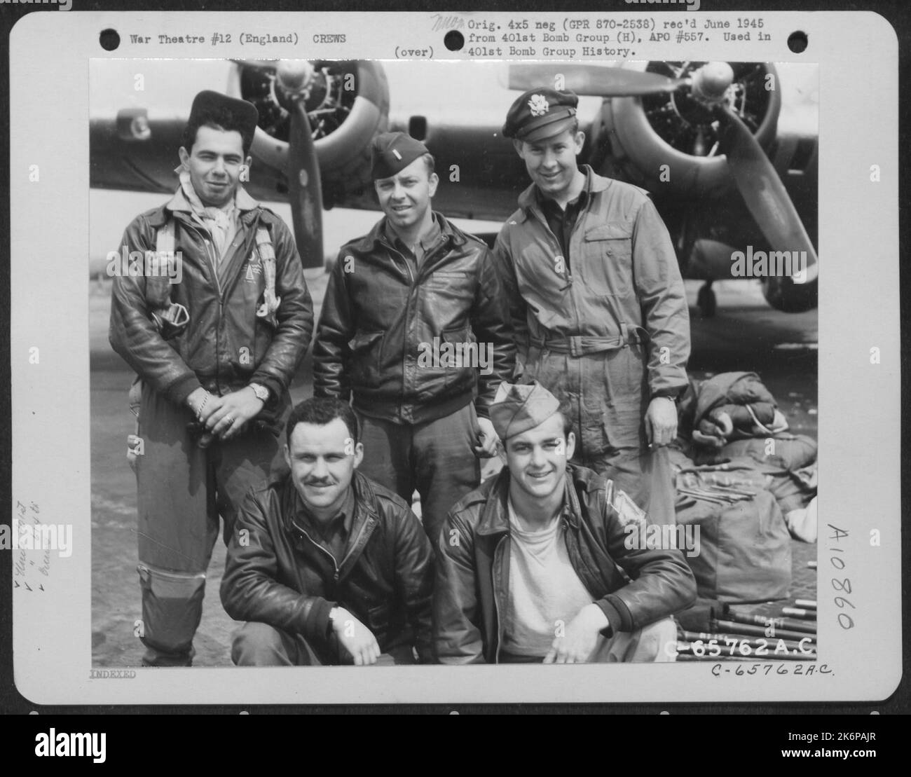 Crew 3 Of The 614Th Bomb Squadron, 401St Bomb Group, Stationed At An ...