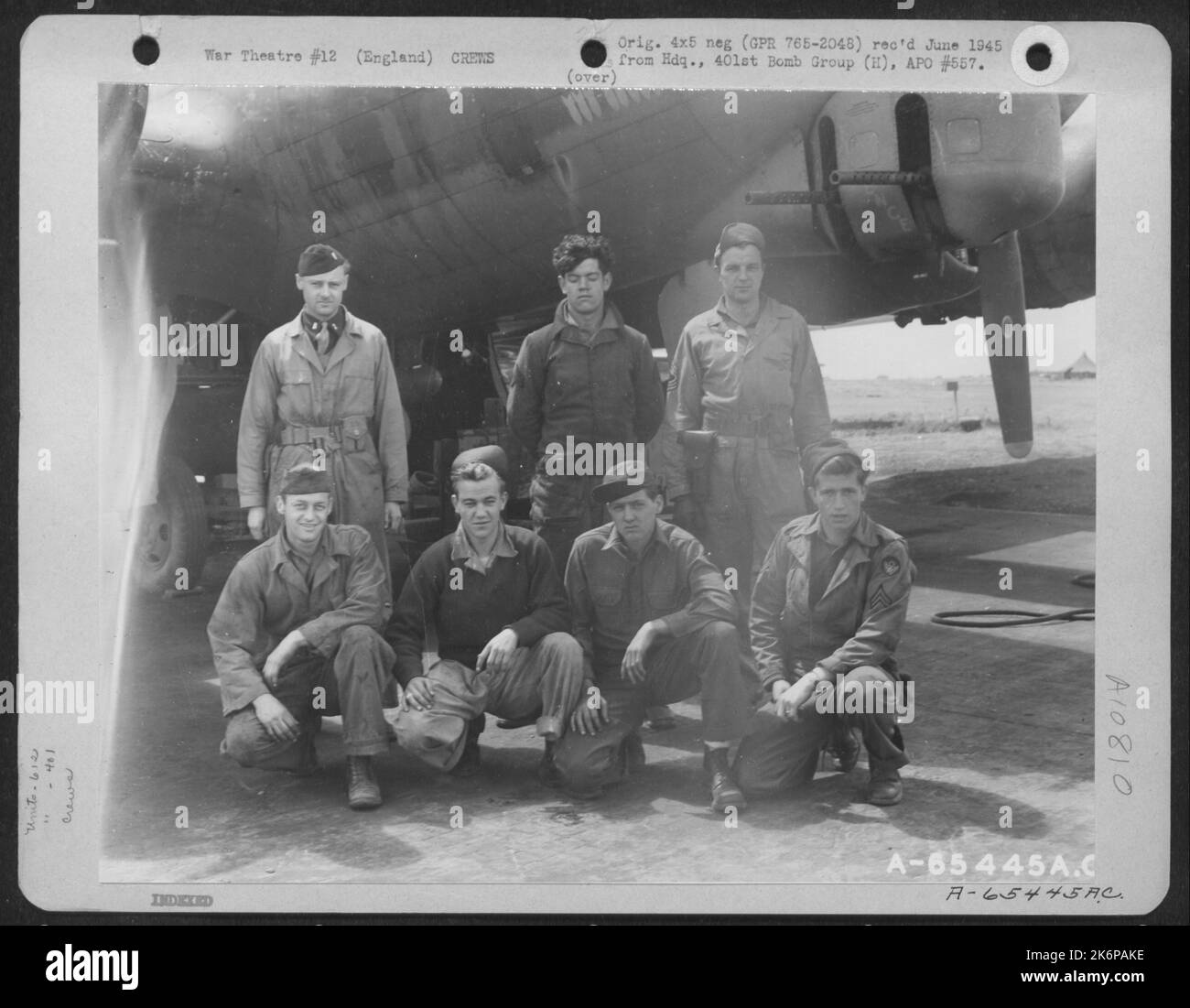 Ordnance Crew Of The 614Th Bomb Squadron, 401St Bomb Group, In Front Of ...