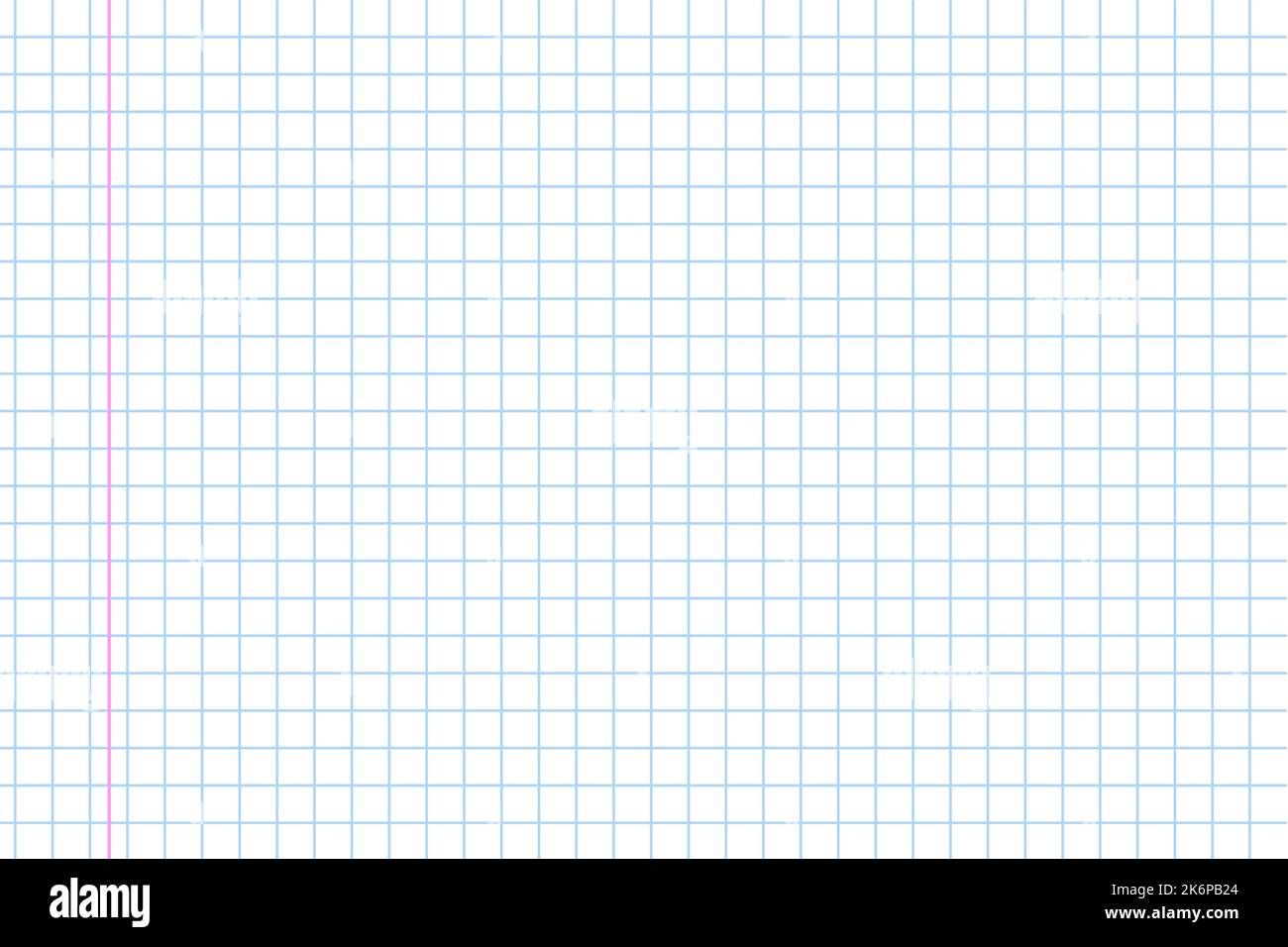 Notebook paper background. Grid note document. Vector illustration ...