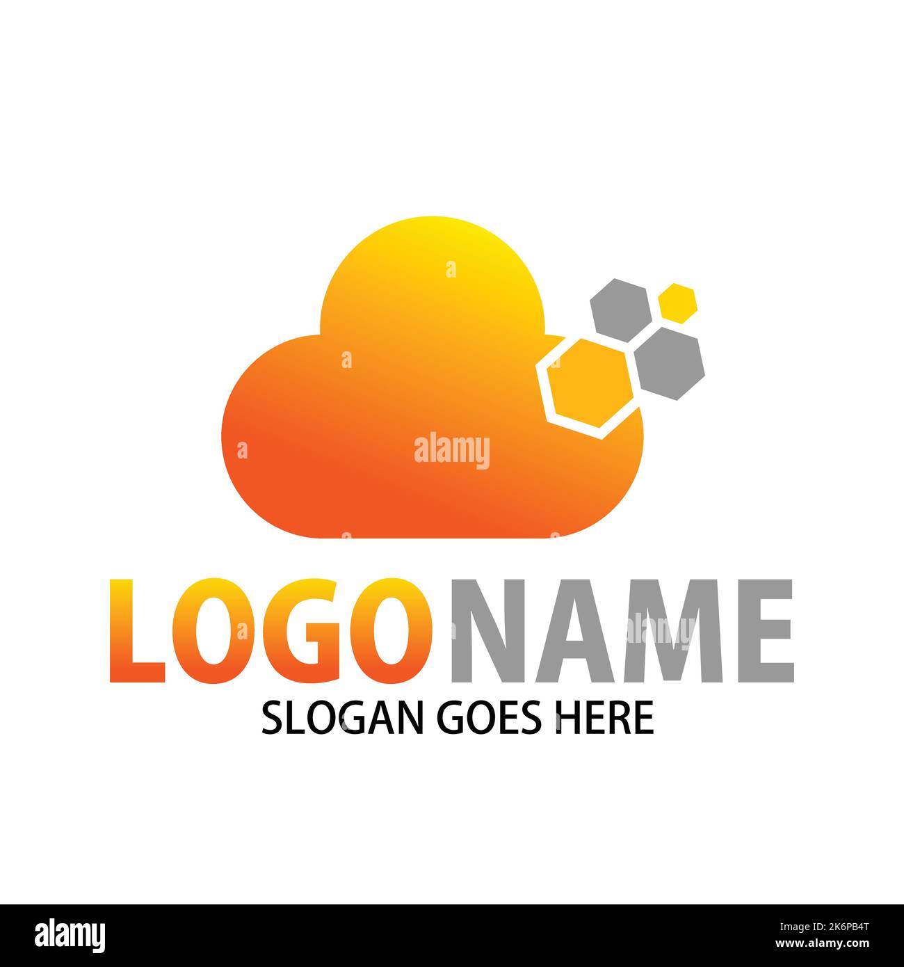Cloud logo vector Stock Vector Image & Art - Alamy