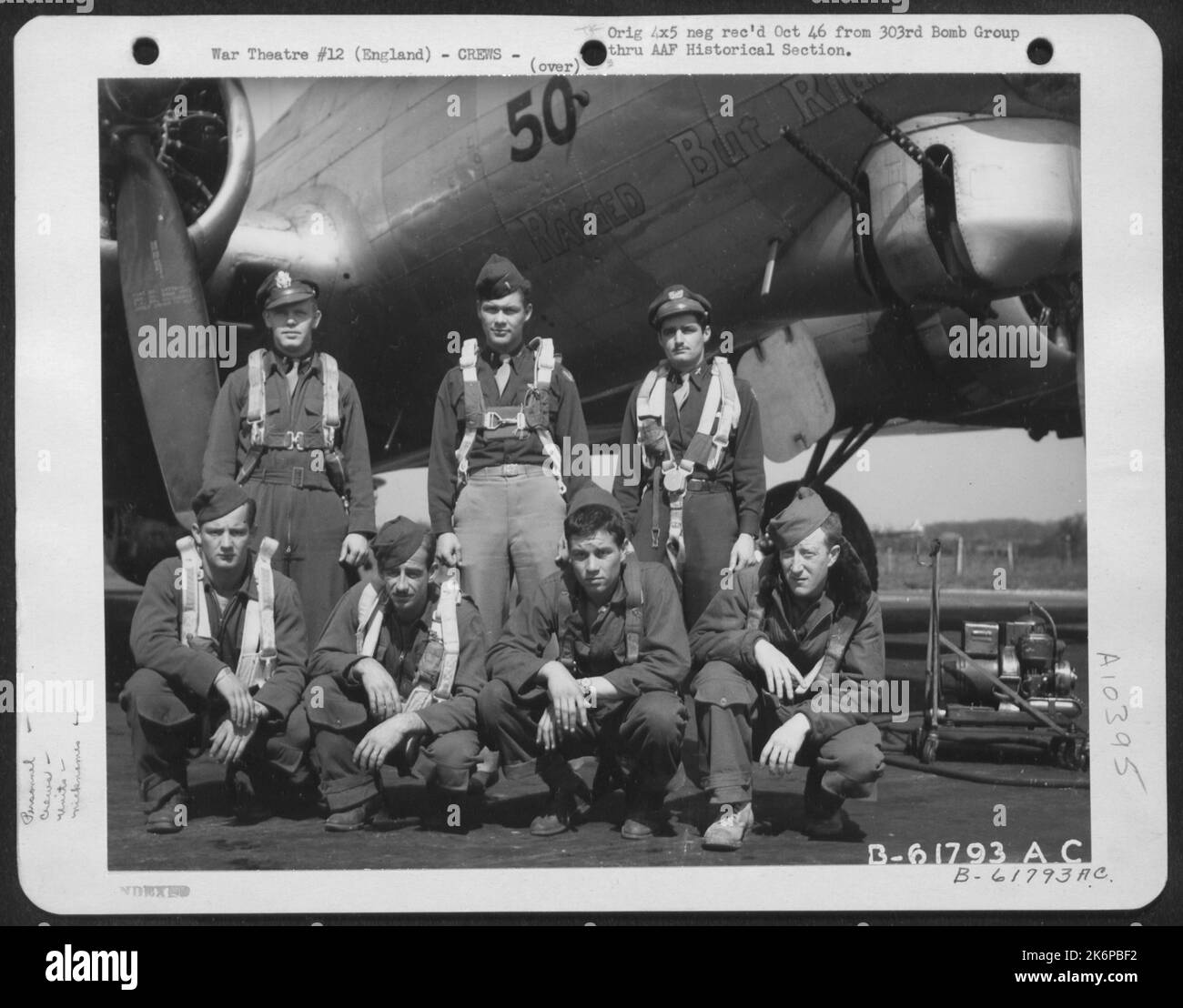 Lt. Von Aesch And Crew Of The 427Th Bomb Squadron, 303Rd Bomb Group ...
