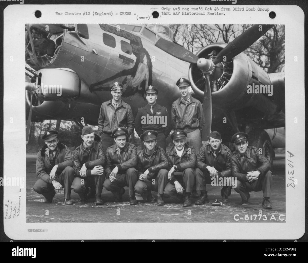 Lt. Assenheimer And Crew Of The 359Th Bomb Squadron, 303Rd Bomb Group ...