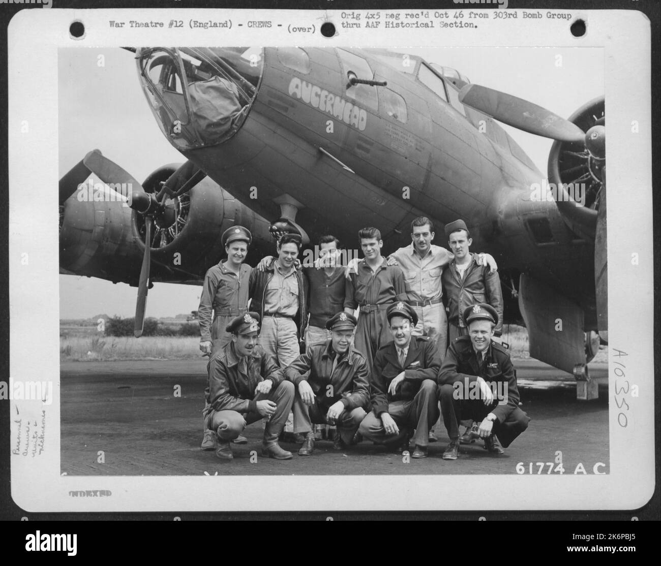 Lt. Thompson And Crew Of The 358Th Bomb Squadron, 303Rd Bomb Group ...
