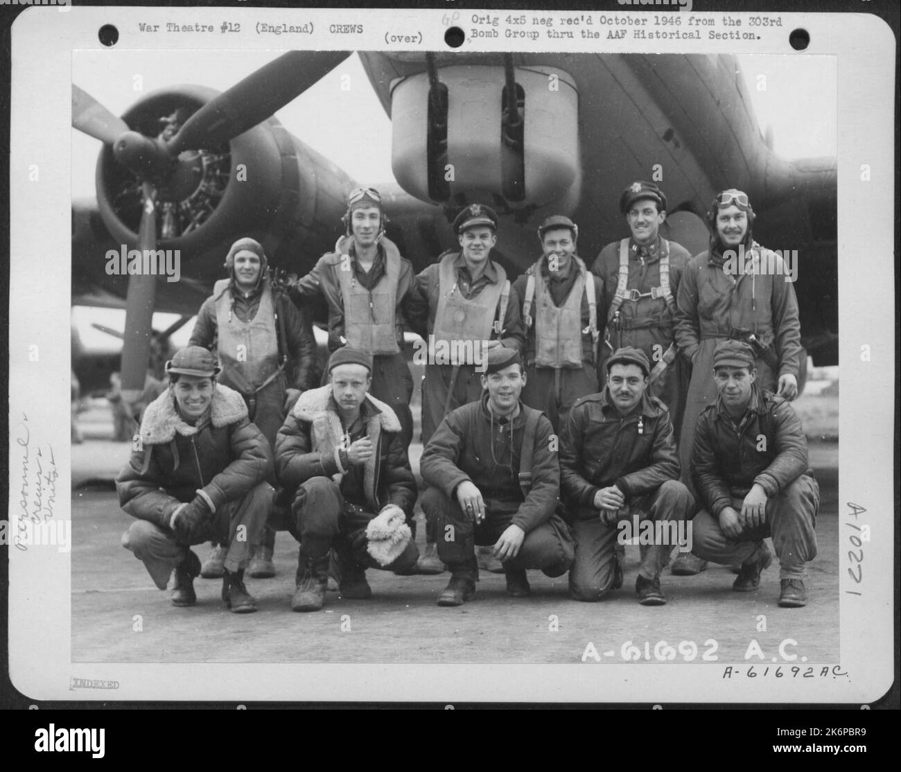 Major Mitchell, Captain Lemon, And Lead Crew On Bombing Mission To ...