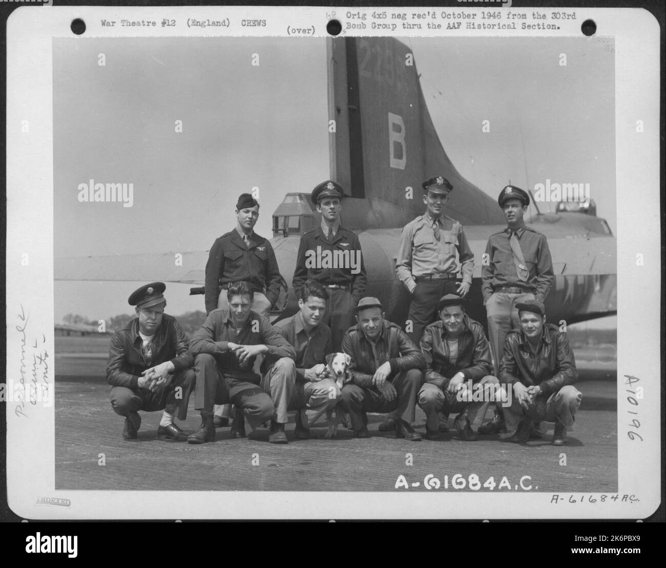 Captain Brinkley And Lead Crew On Bombing Mission To Berlin, Germany ...