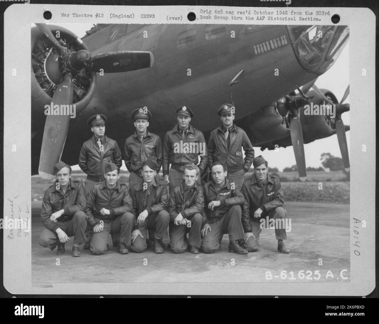 Lt. Heller And Crew Of The 360Th Bomb Squadron, 303Rd Bomb Group Based ...