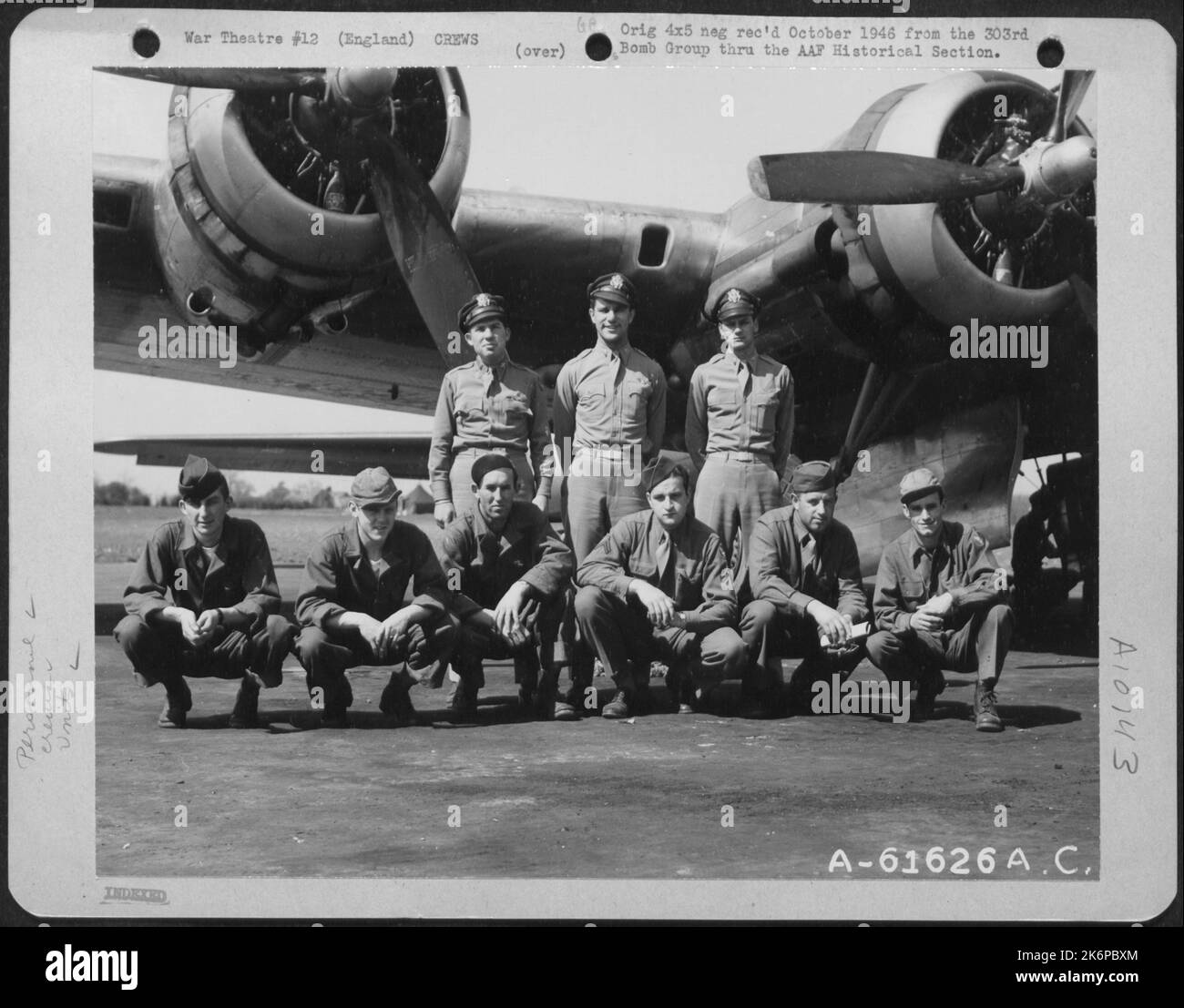 Lt. E.J. Vukovich And Crew Of The 360Th Bomb Squadron, 303Rd Bomb Group ...