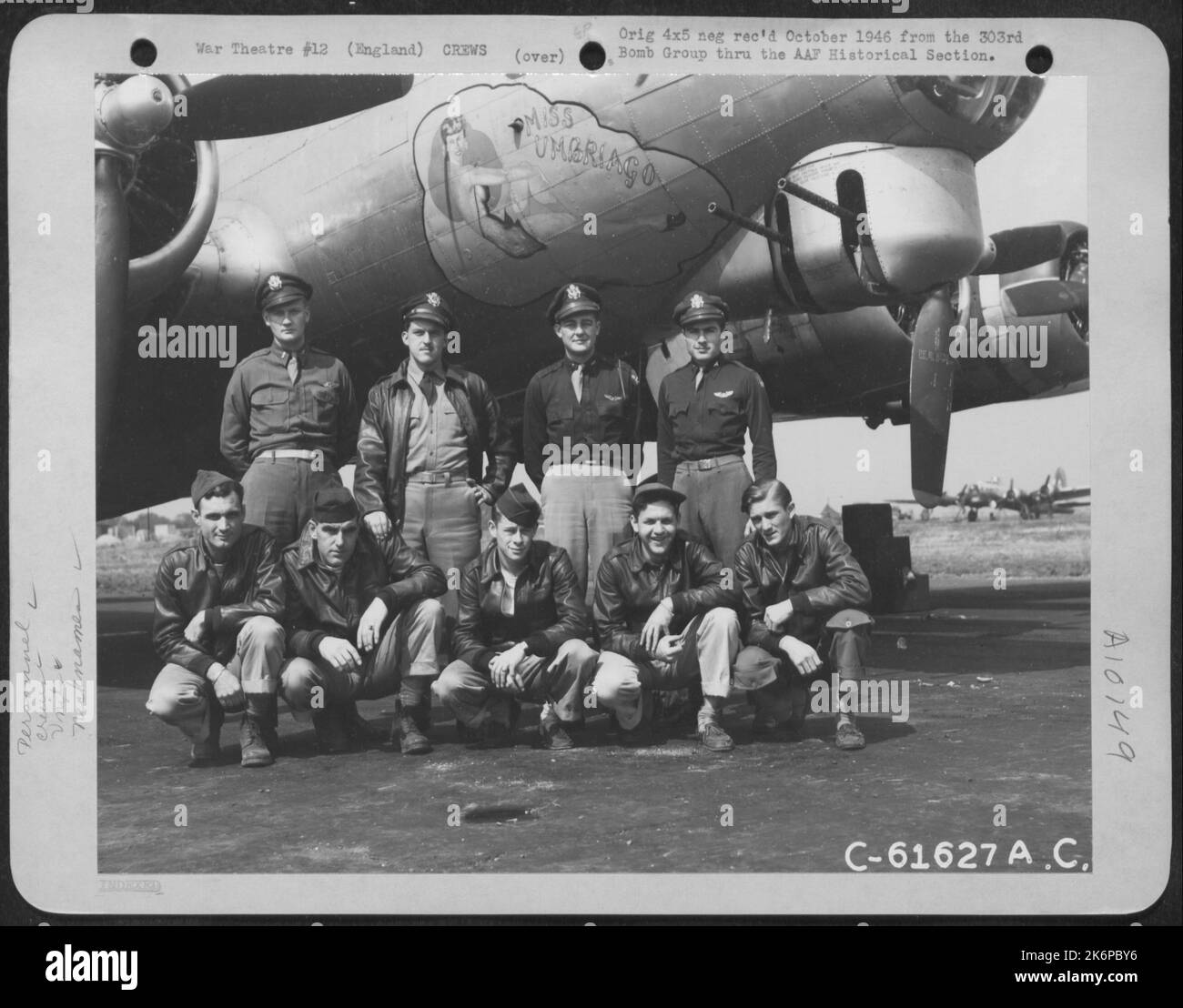 Lt. Paul K. Bennett And Crew Of The 360Th Bomb Squadron, 303Rd Bomb ...