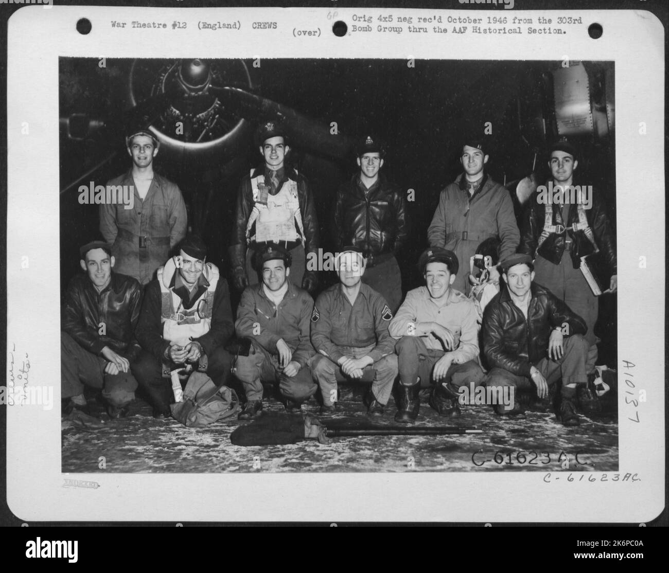 Lead Crew Of Bombing Mission To Croix De Metz, Airfield Near Toul ...