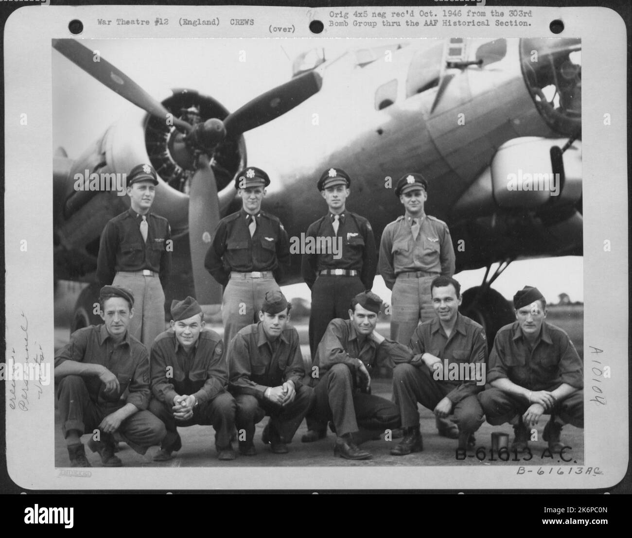 Lt. Robert Moreman And Crew Of The 359Th Bomb Squadron, 303Rd Bomb ...