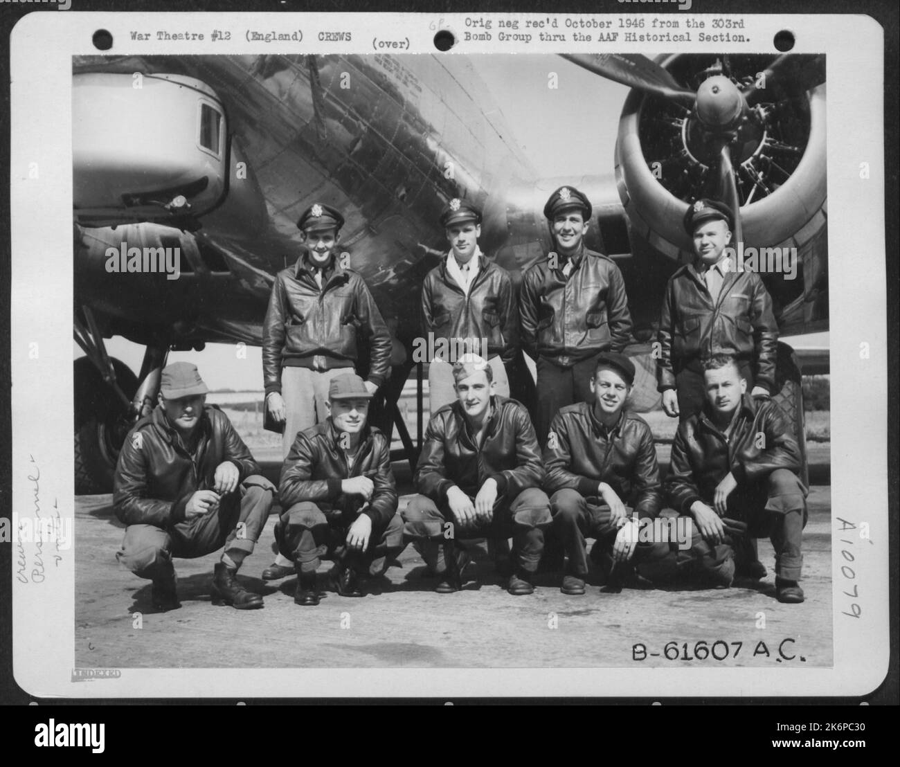 Lt. Mcdavid And Crew Of The 359Th Bomb Squadron, 303Rd Bomb Group Based ...