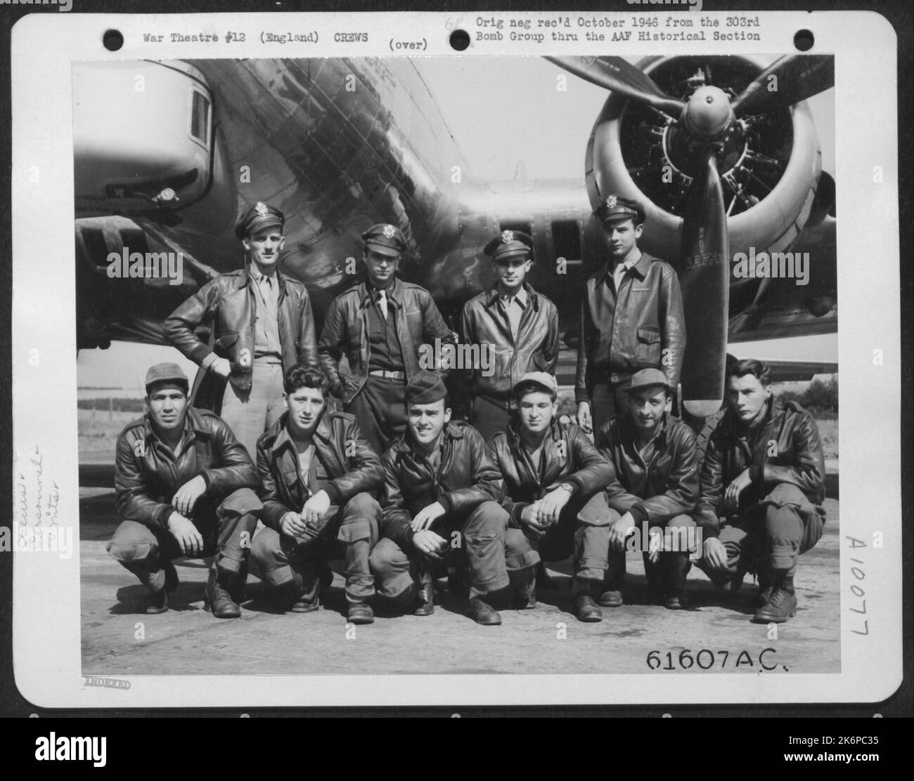 Lt. Andy Virag And Crew Of The 359Th Bomb Squadron, 303Rd Bomb Group ...