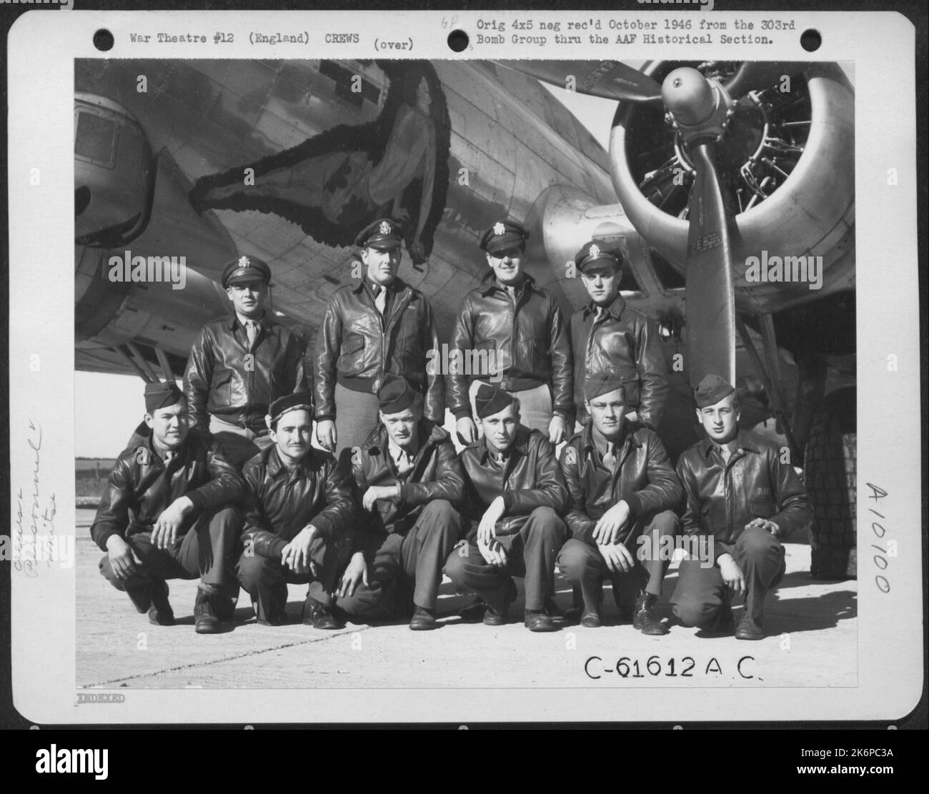 Lt. Walker And Crew Of The 359Th Bomb Squadron, 303Rd Bomb Group Based ...