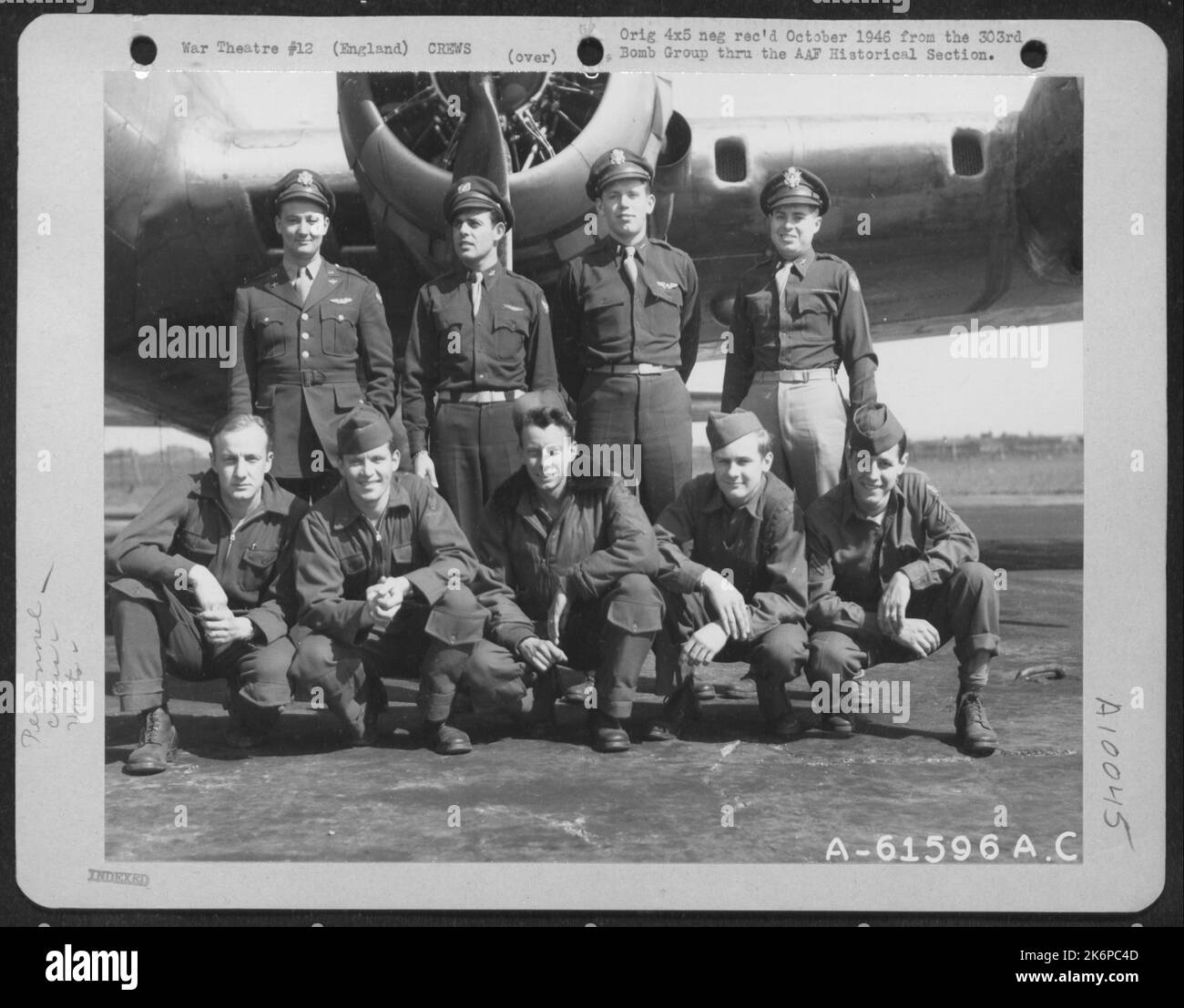 Lt. Mccormack And Crew Of The 360Th Bomb Squadron, 303Rd Bomb Group ...