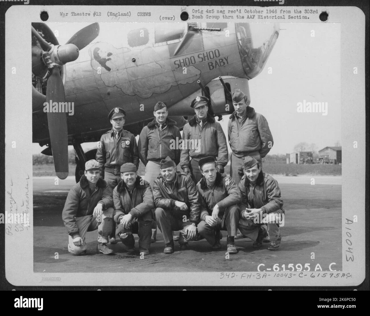 Lt. Vail And Crew Of The 360Th Bomb Squadron, 303Rd Bomb Group Based In ...