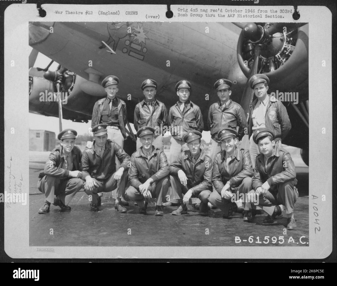 Lt. Way And Crew Of The 360Th Bomb Squadron, 303Rd Bomb Group Based In ...