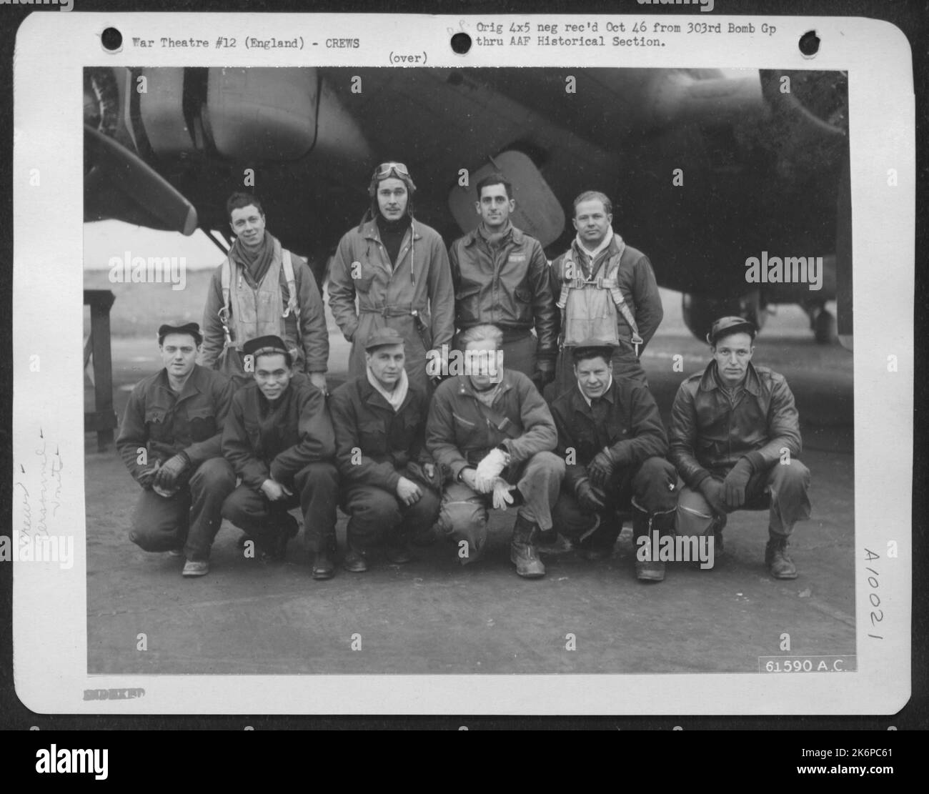 Major Mitchell And Lead Crew On Bombing Mission To Erkner, Germany ...