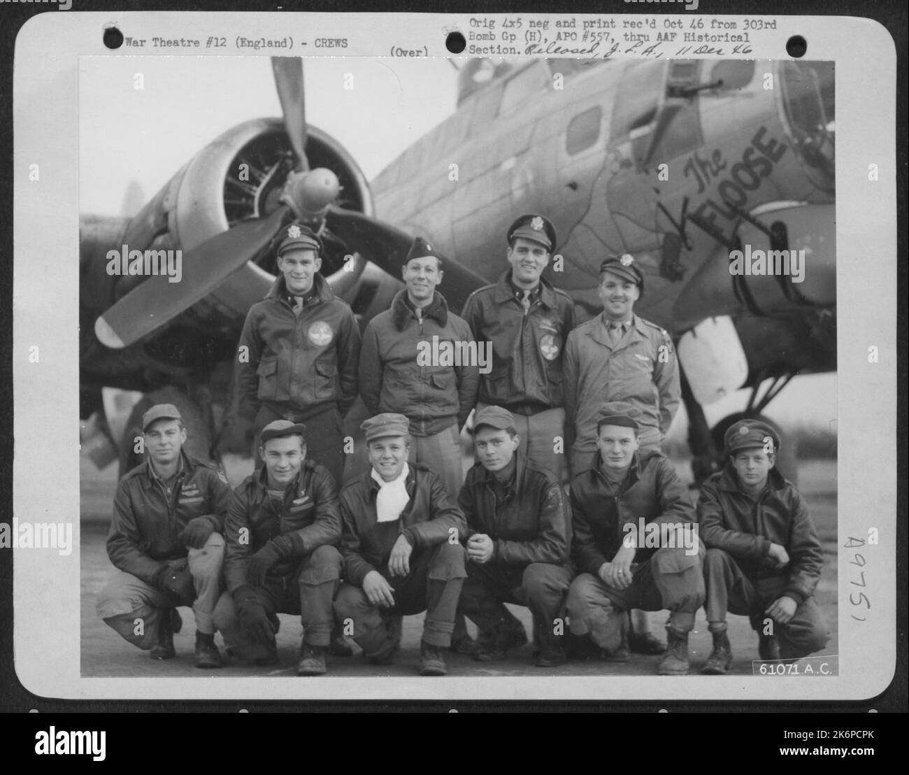 Lt. Mckinely And Crew Of The 358Th Bomb Squadron, 303Rd Bomb Group ...
