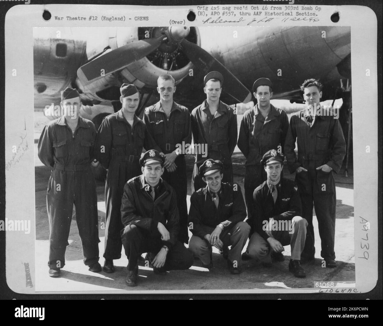 Lt. Kennard And Crew Of The 358Th Bomb Squadron, 303Rd Bomb Group ...