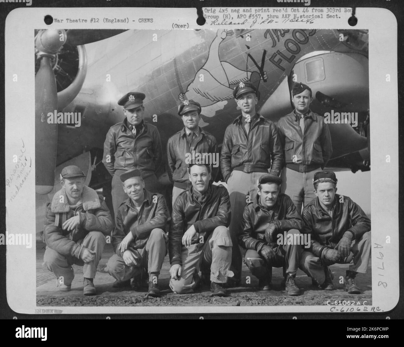 Lt. Ferguson And Crew Of The 358Th Bomb Squadron, 303Rd Bomb Group ...