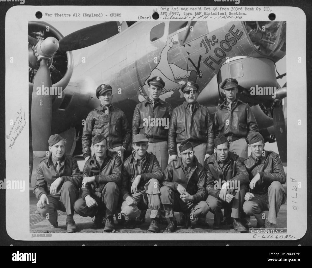 Lt. Benham And Crew Of The 358Th Bomb Squadron, 303Rd Bomb Group ...