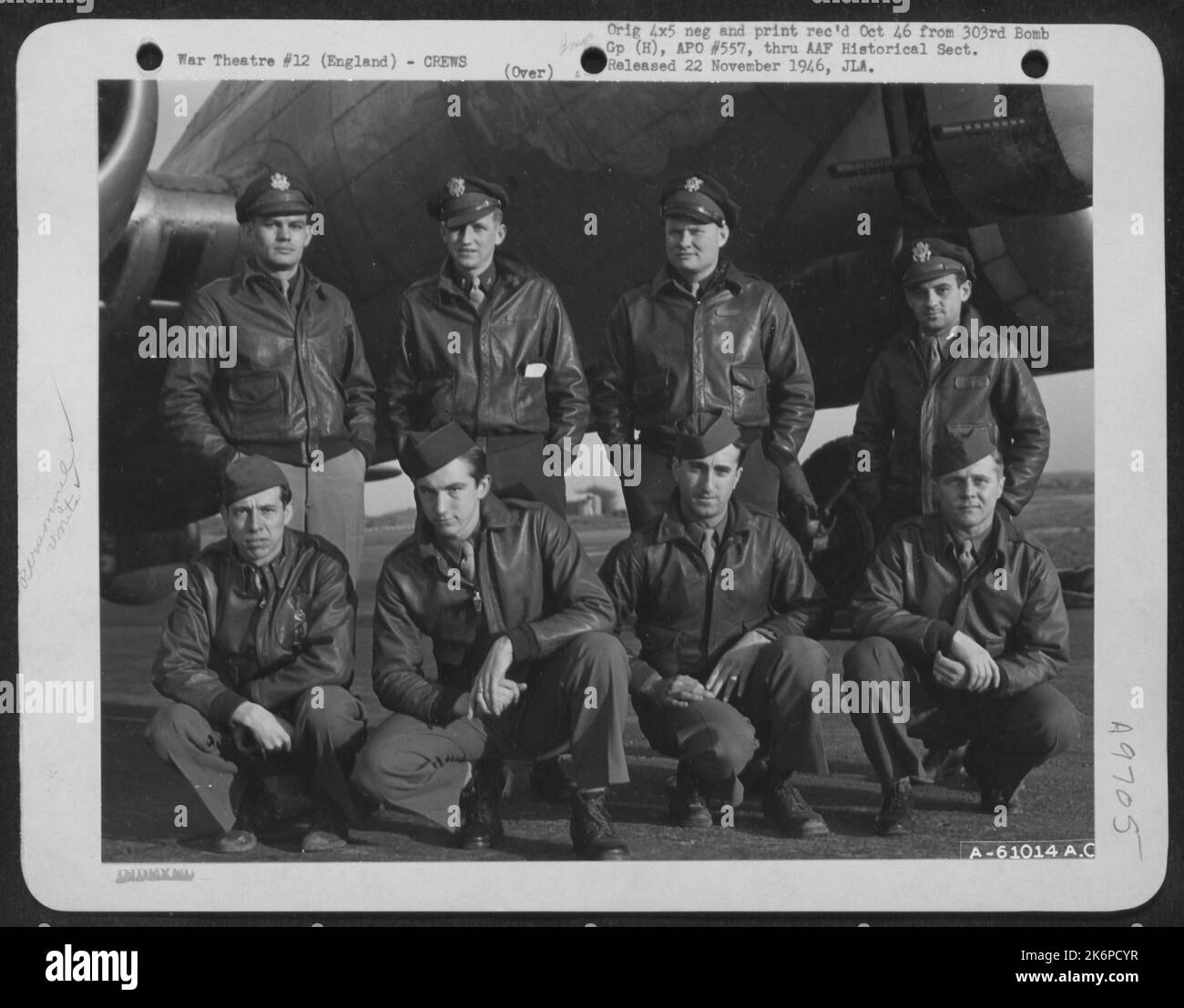 Lt. Drewry And Crew Of The 427Th Bomb Squadron, 303Rd Bomb Group, In ...