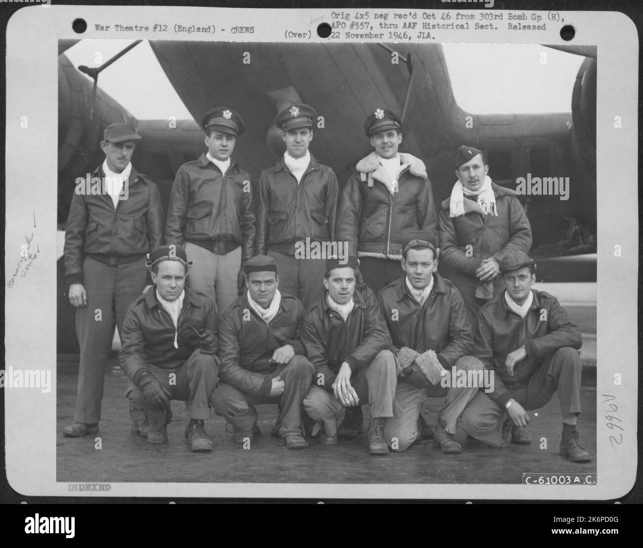 Lt. Hullar And Crew Of The 427Th Bomb Squadron, 303Rd Bomb Group ...