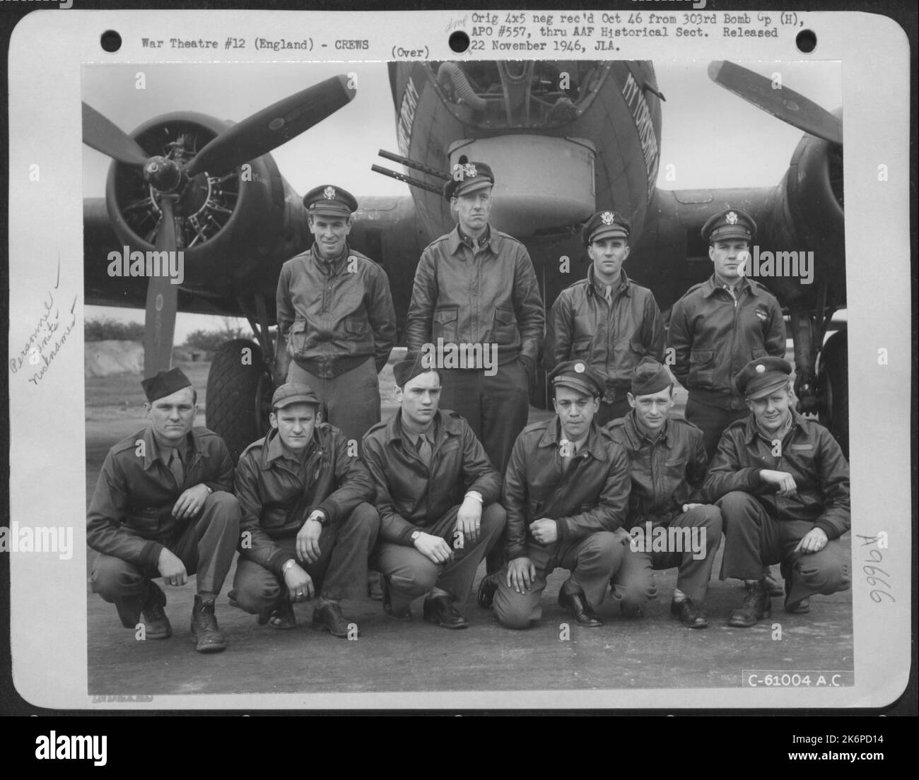 Lt. Headlee And Crew Of The 427Th Bomb Squadron, 303Rd Bomb Group ...