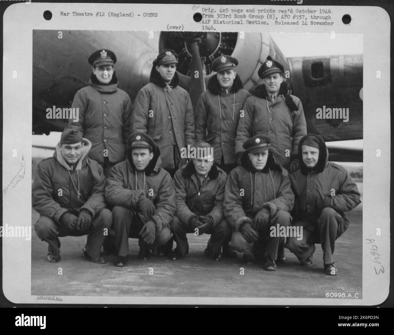 Capt. Stouse And Crew Of The 360Th Bomb Squadron, 303Rd Bomb Group ...