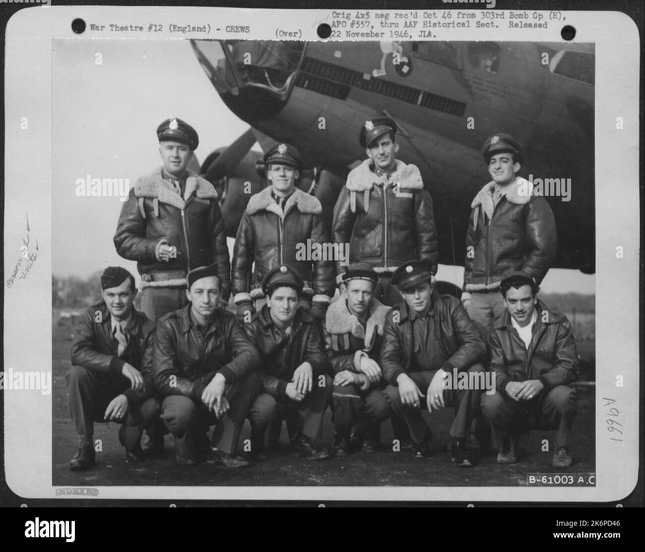 Lt. Eckhart And Crew Of The 427Th Bomb Squadron, 303Rd Bomb Group ...