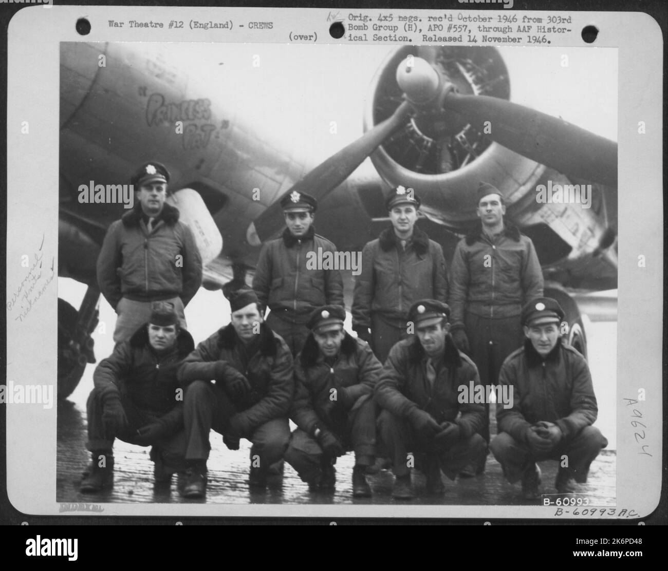 Lt. Walker And Crew Of The 358Th Bomb Squadron, 303Rd Bomb Group ...