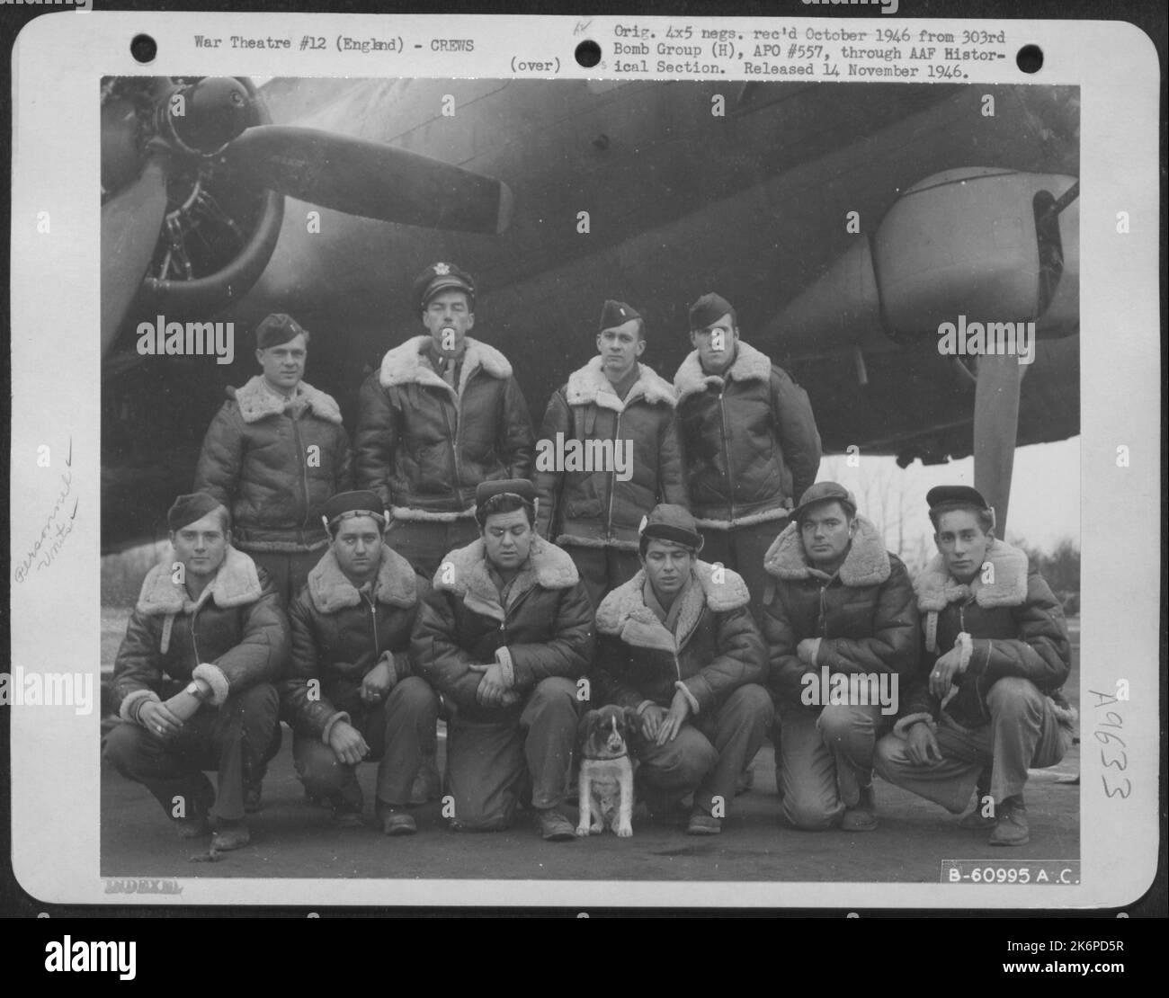 Lt. Hybert And Crew Of The 359Th Bomb Squadron, 303Rd Bomb Group ...