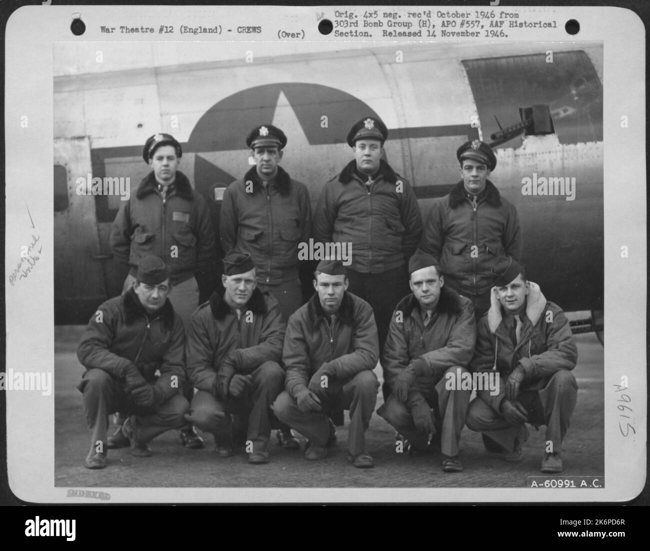 Lt. Nester And Crew Of The 358Th Bomb Squadron, 303Rd Bomb Group, In ...