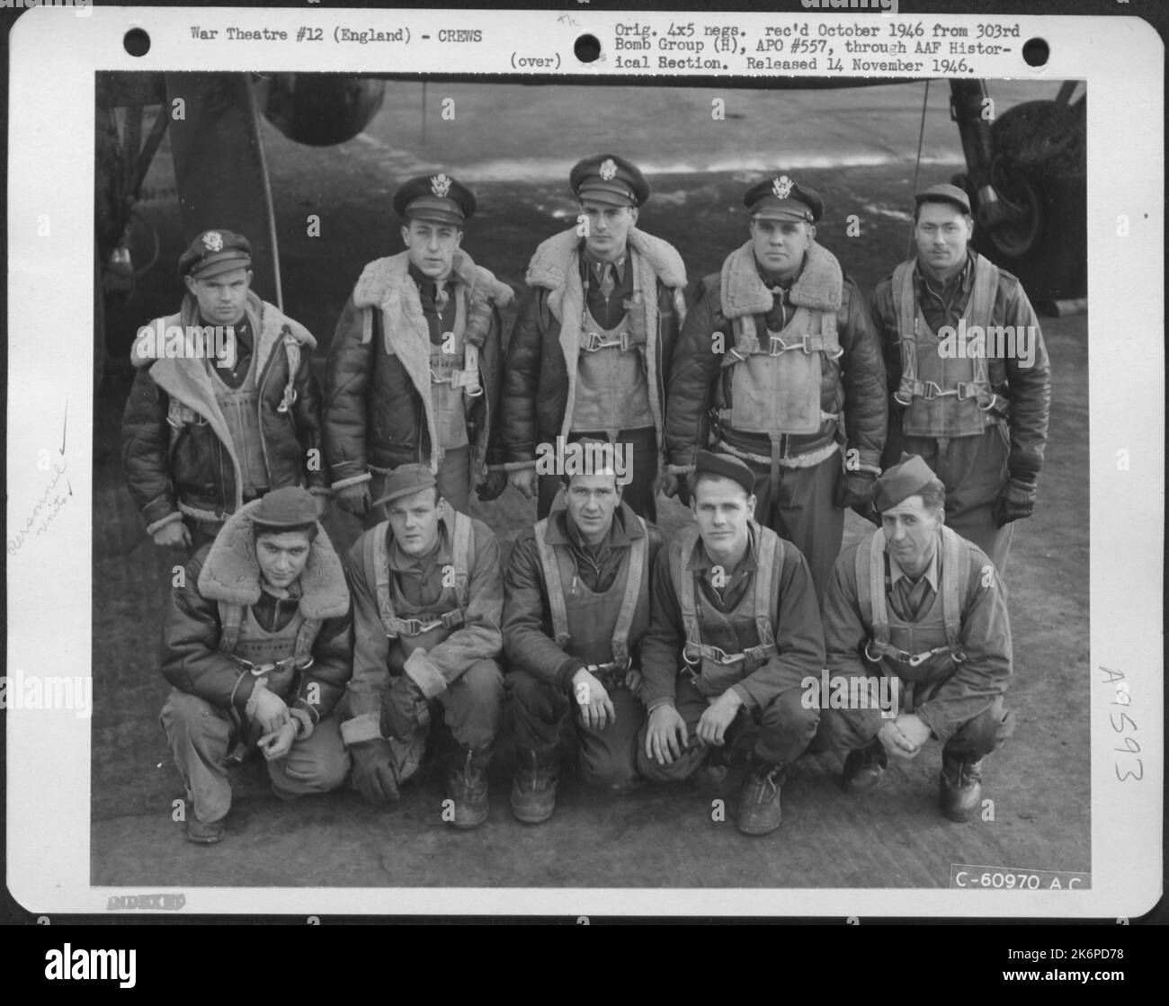 Lt. Humphreys And Crew Of The 427Th Bomb Squadron, 303Rd Bomb Group ...