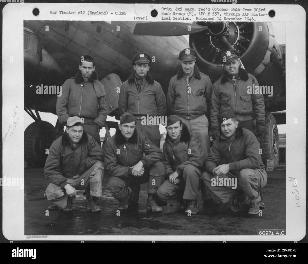 Lt. Miller And Crew Of The 427Th Bomb Squadron, 303Rd Bomb Group, In ...