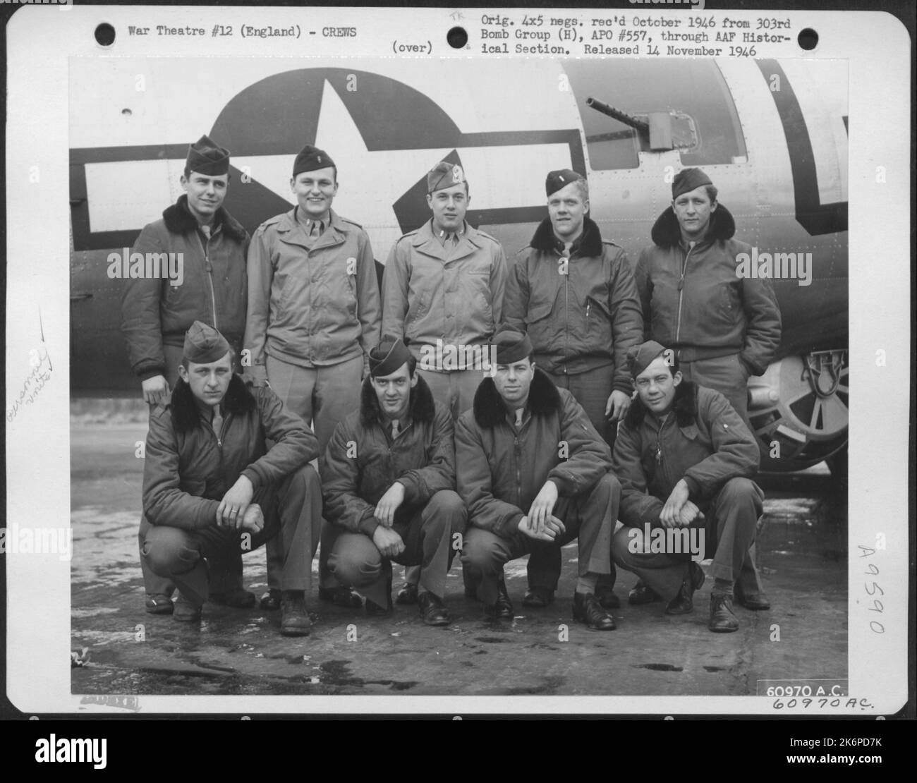 Lt. Denison And Crew Of The 427Th Bomb Squadron, 303Rd Bomb Group ...