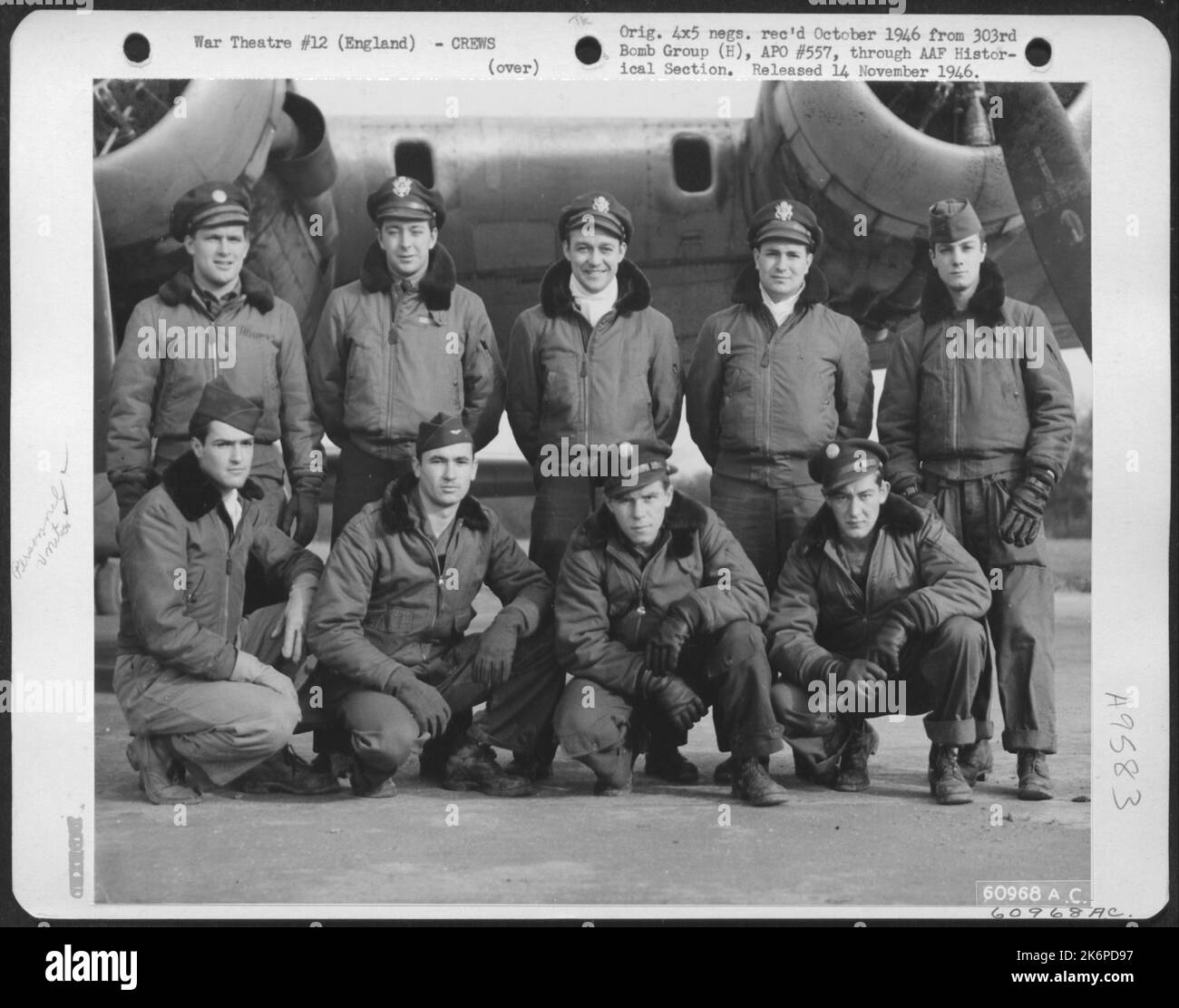 Lt. Murray And Crew Of The 358Th Bomb Squadron, 303Rd Bomb Group, In ...