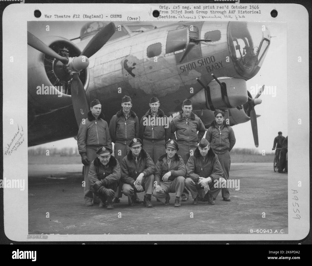 Lt. Thomas And Crew Of The 427Th Bomb Squadron, 303Rd Bomb Group, In ...