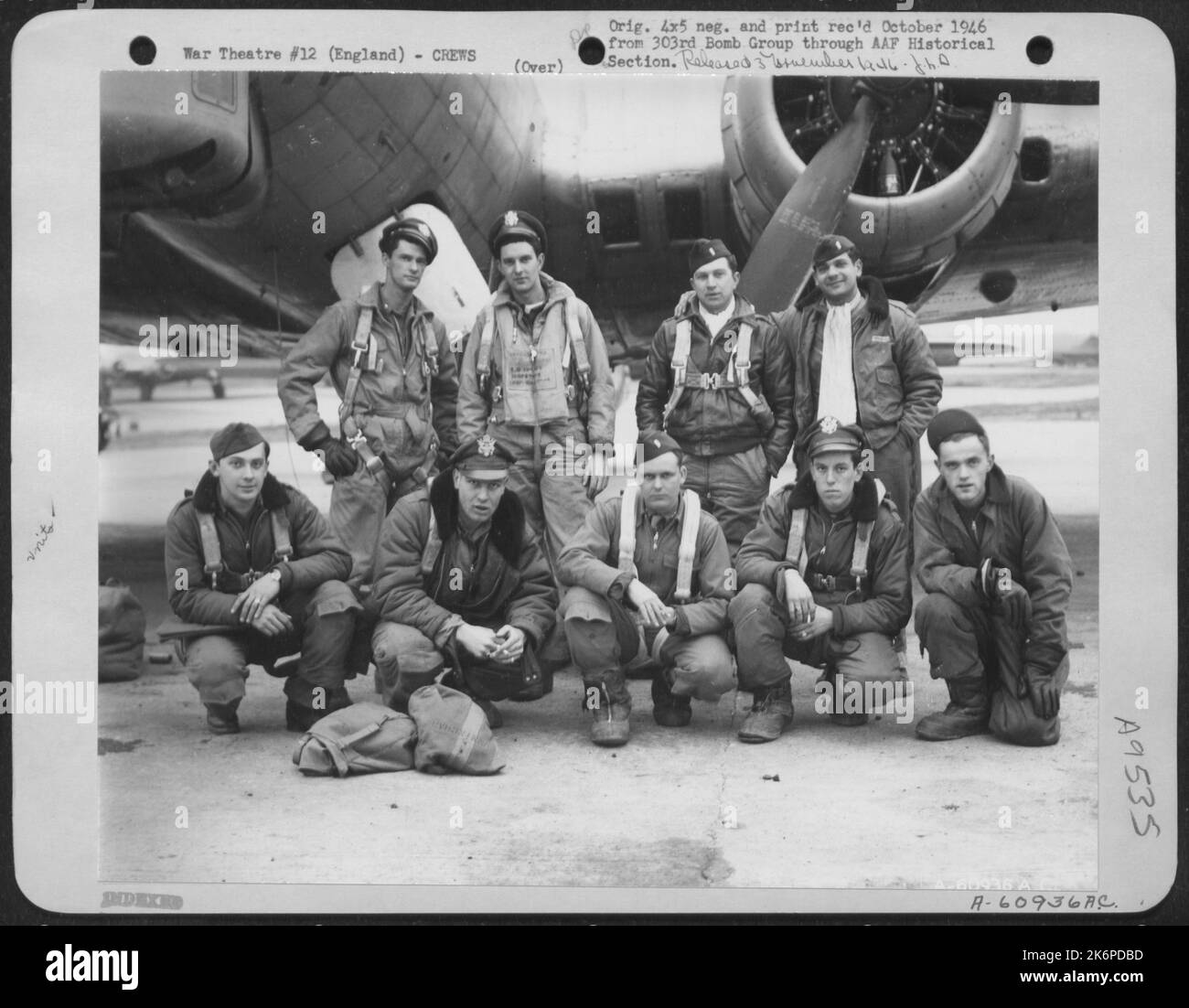 Lead Crew On Bombing Mission To Schwerte, Germany, 359Th Bomb Squadron ...