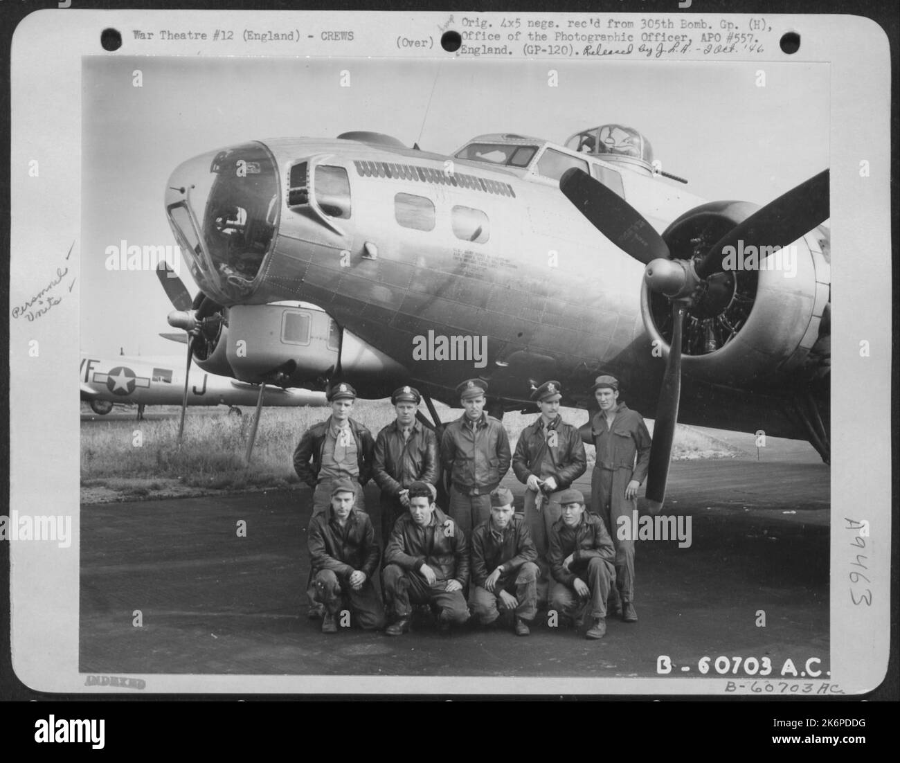 Lt. Frisby And Crew Of The 364Th Bomb Squadron, 305Th Bomb Group, Are ...